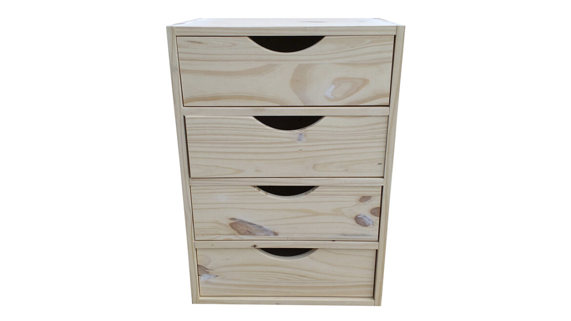 Cajonera Interior x 4 Cajones - Mueblecity