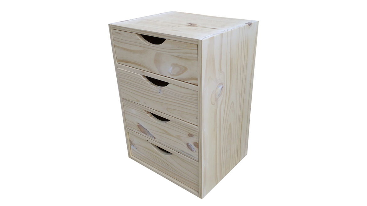 Cajonera Interior x 4 Cajones - Mueblecity